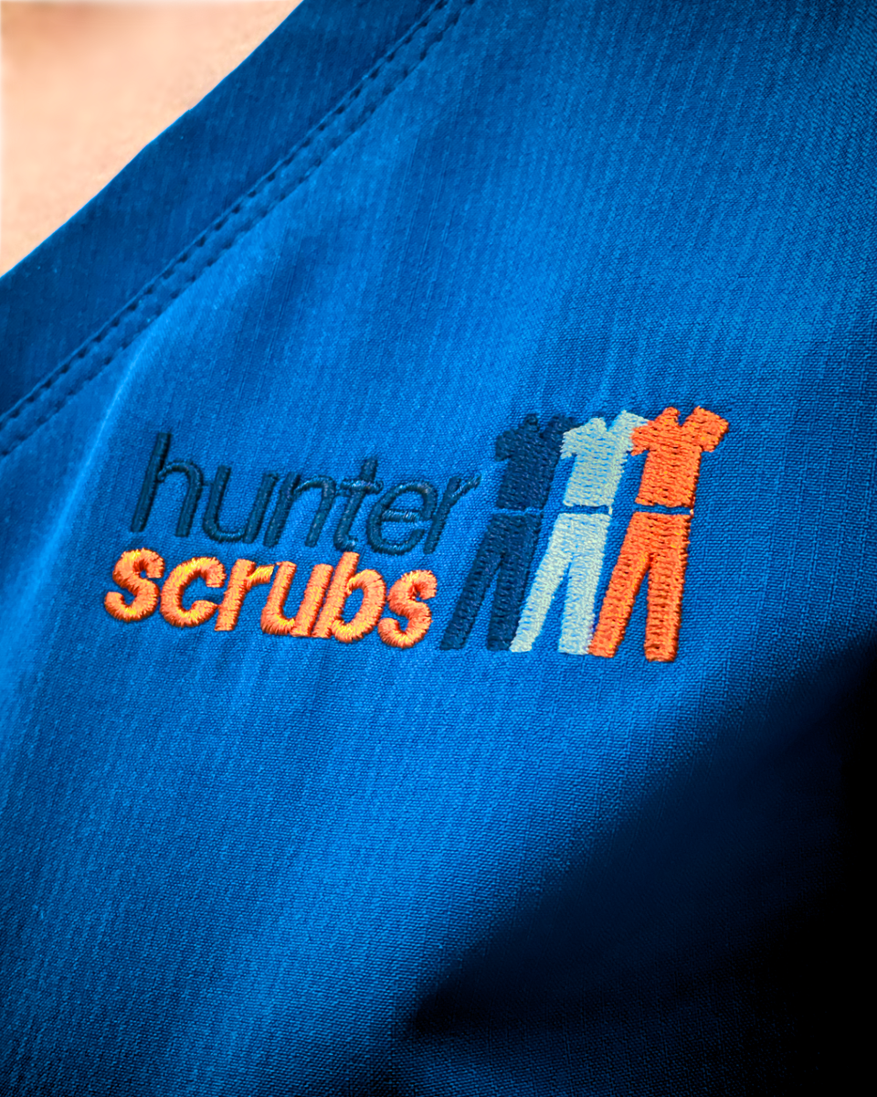 The Benefits of Embroidered Names, Roles, and Logos on Scrubs – Hunter ...