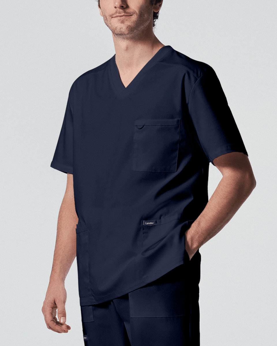 2025 Mens ProFlex Scrub Set - Navy | Quality Comfortable Scrubs For Men ...