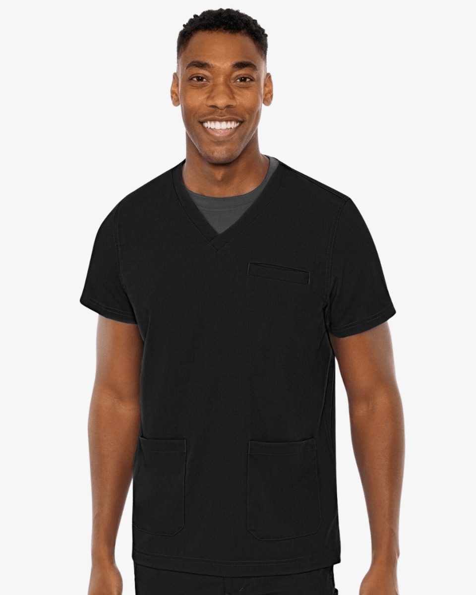 RothWear Men's Scrub Set - Black | Professional Men's Scrubs Australia ...