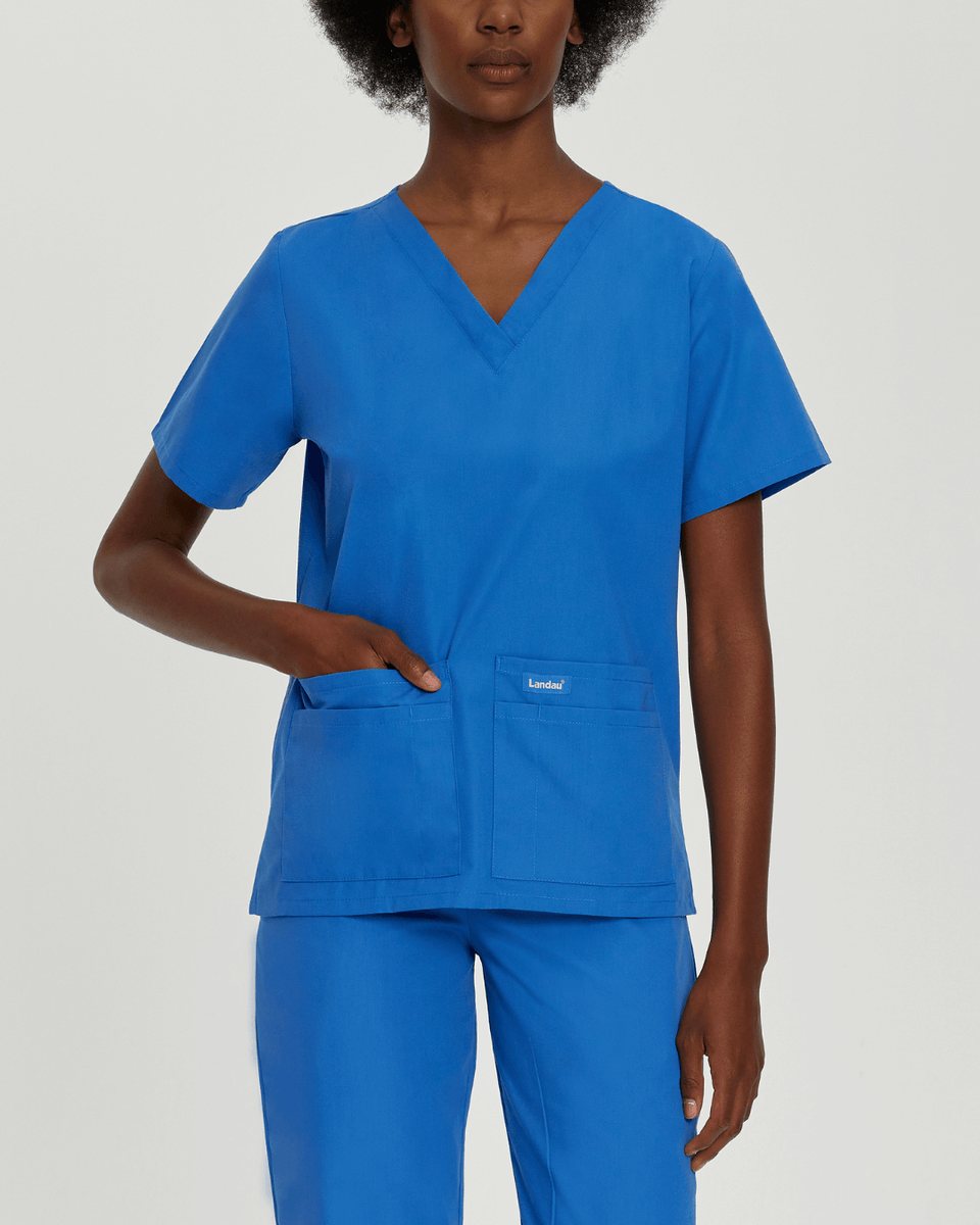 Women's Essentials Scrub Set - Royal Blue | Nurses Scrubs In Australia ...