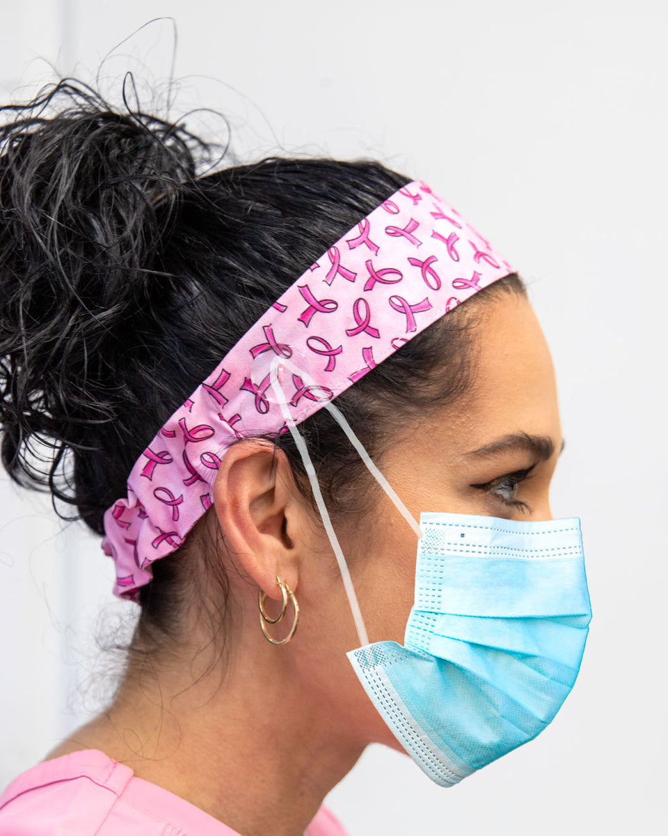 Ear Saver Headband - Think Pink – Hunter Scrubs
