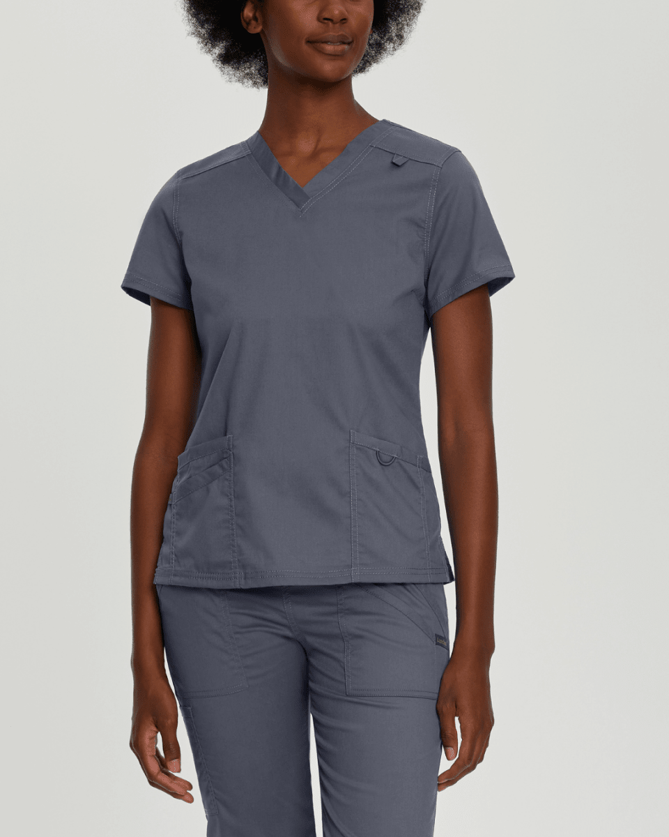 Women's ProFlex Scrub Set - Steel Grey | Easy-Care Scrubs Australia ...