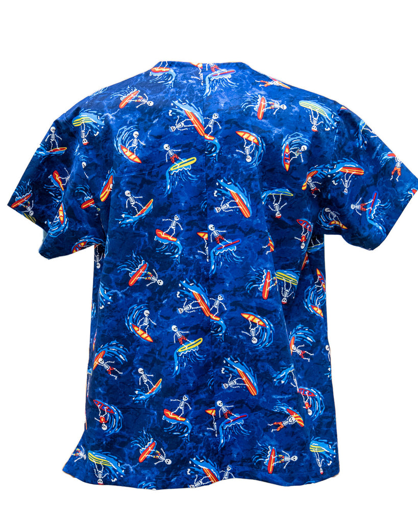 Men's Patterned Scrub Tops | Hunter Scrubs – Hunter Scrubs