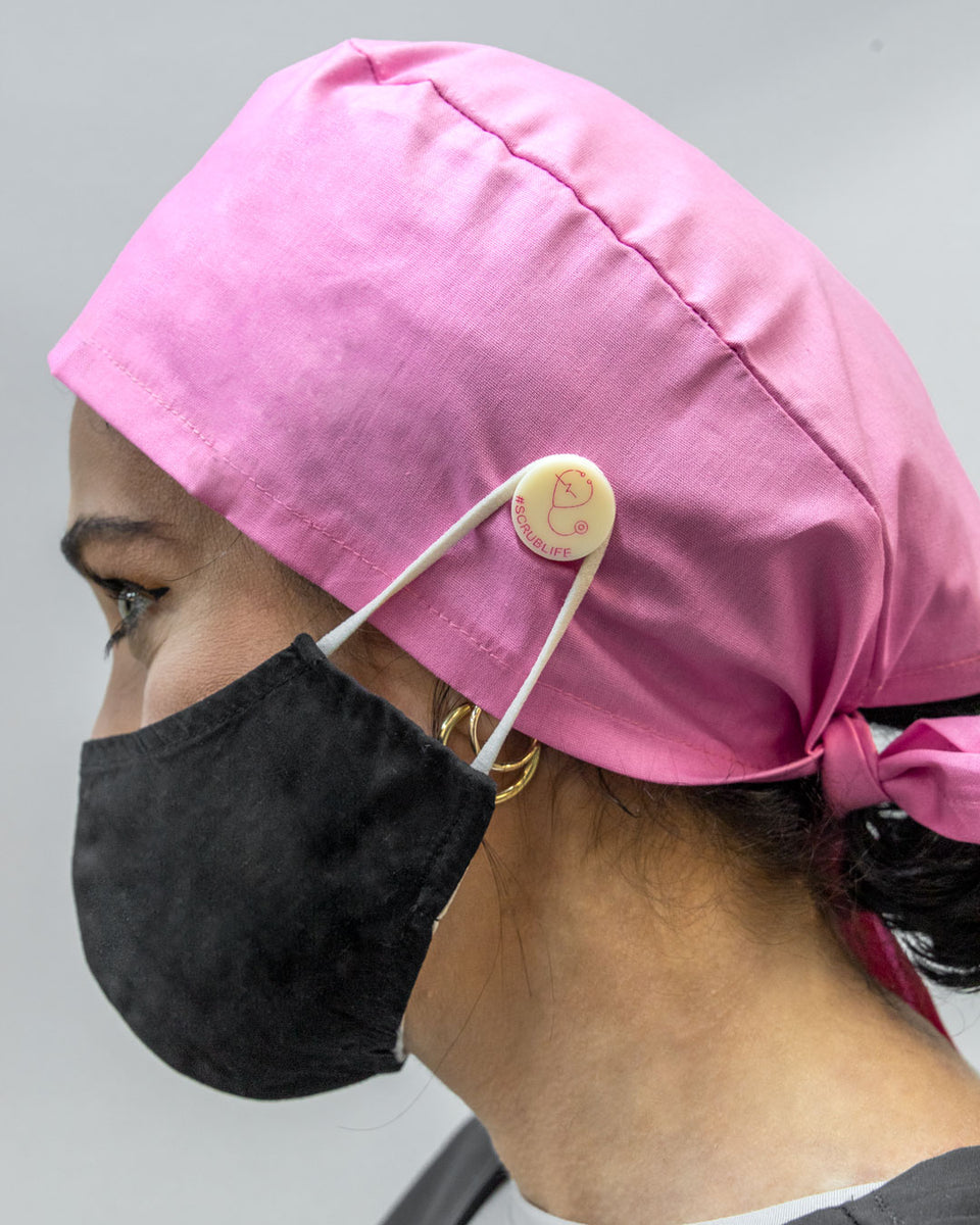 Cap Snaps - Face Mask Holder for Scrub Hats – Hunter Scrubs